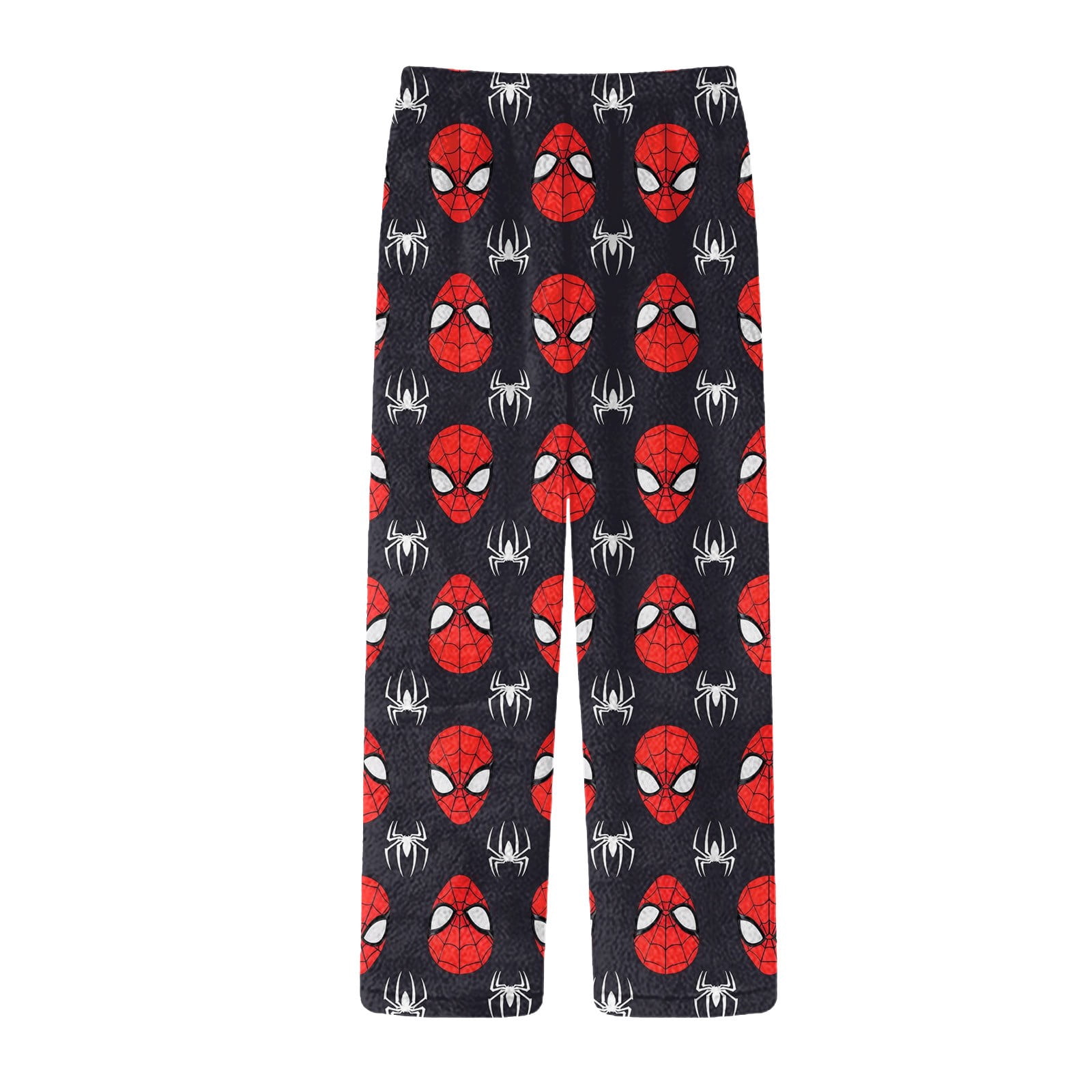 Flannel Pajama Pants Womens Pajama Pants Spider-Man Print Cartoon ...