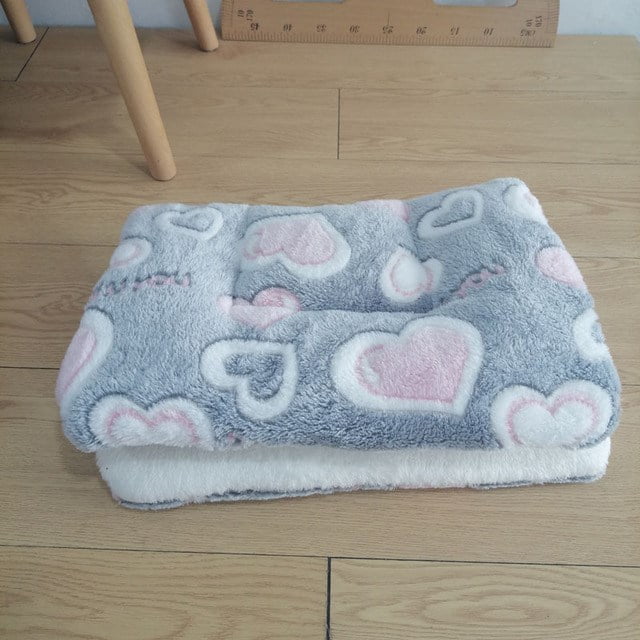 Flannel Pet Mat Dog Bed Cat Bed Thicken Sleeping Mat Dog Blanket Mat ...