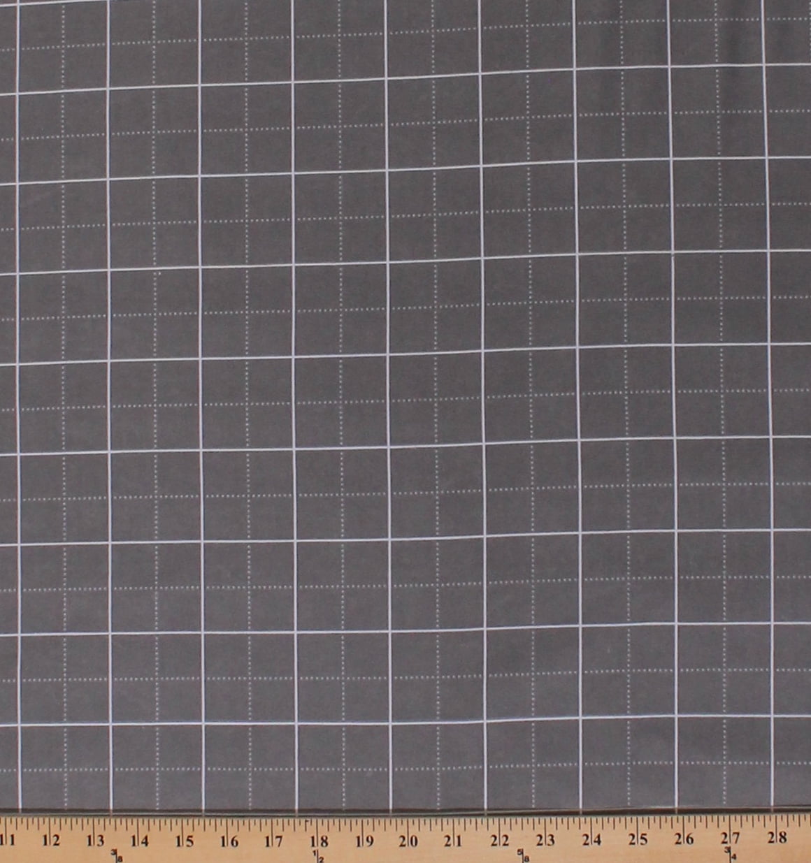 Flannel Plaid Stripes Patterned Framework Gray Flannel Cotton Fabric by ...