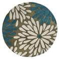 Flannel Round Carpet Art Design Rose 3D Print Living Room Computer ...