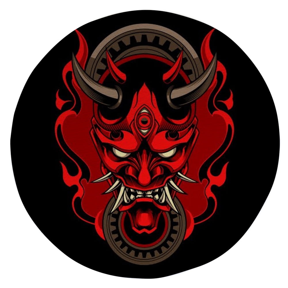 Flannel Round Carpet Elegant Magnolia Flower 3D Printing Round Rug Living Room Bedroom Door ...