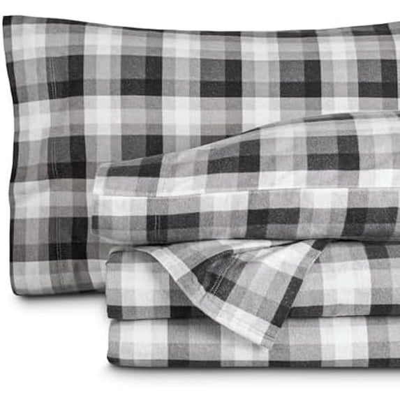 Flannel Sheet Set Prints, 100% Cotton, Velvety Soft Heavyweight ...