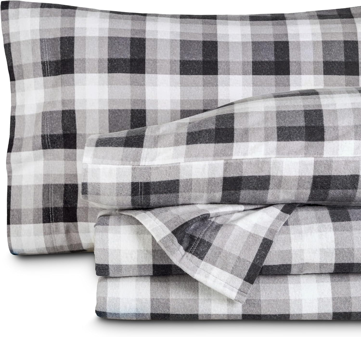 Flannel Sheet Set Prints, 100% Cotton, Velvety Soft Heavyweight ...