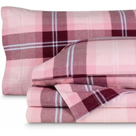 Flannel Sheet Set Prints, 100% Cotton, Velvety Soft Heavyweight ...