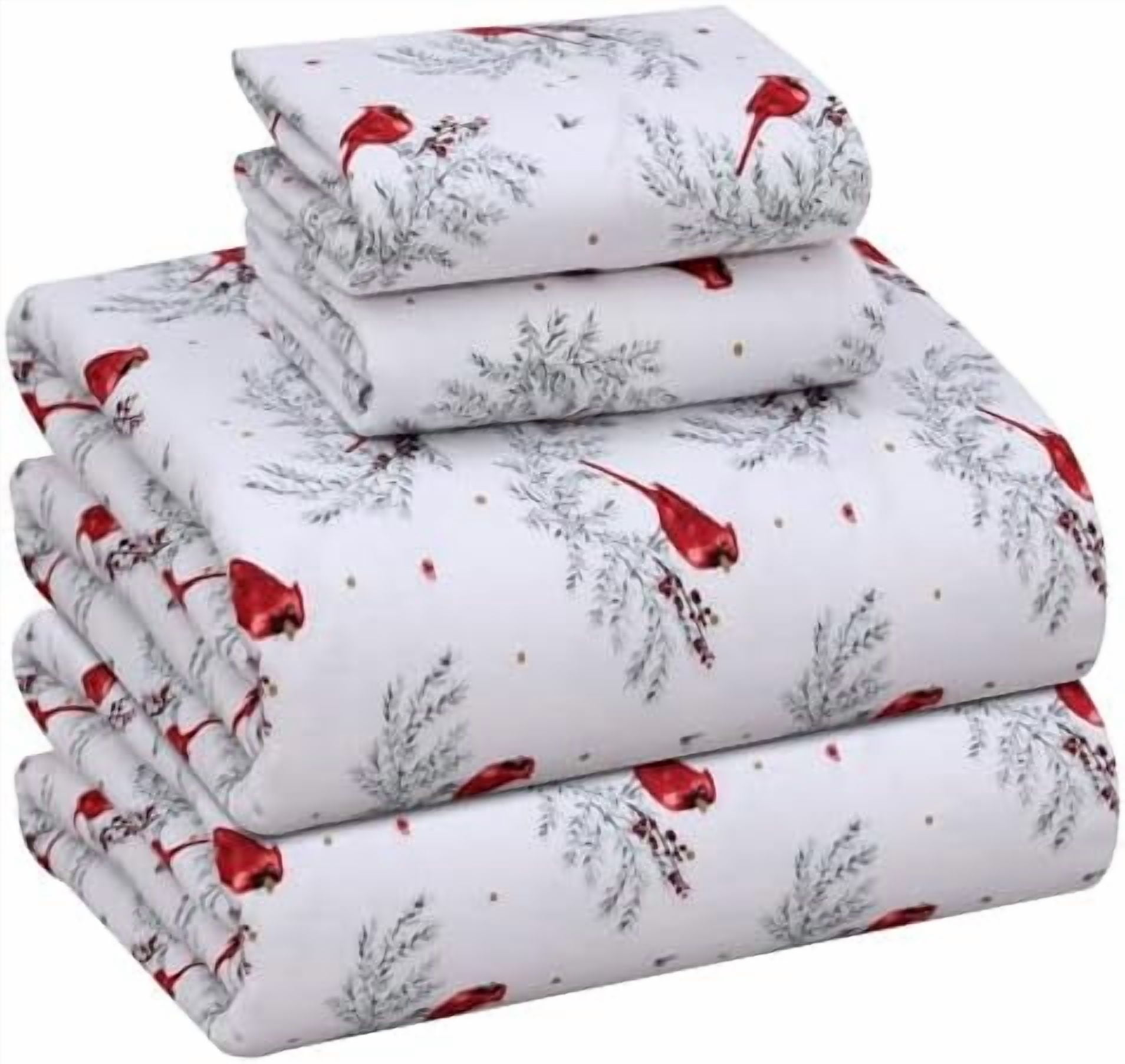 Flannel Sheets California King Size - 100% Cotton Brushed Cal King Bed ...