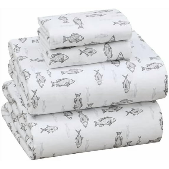 Flannel Sheets California King Size - 100% Cotton Brushed Cal King Bed ...