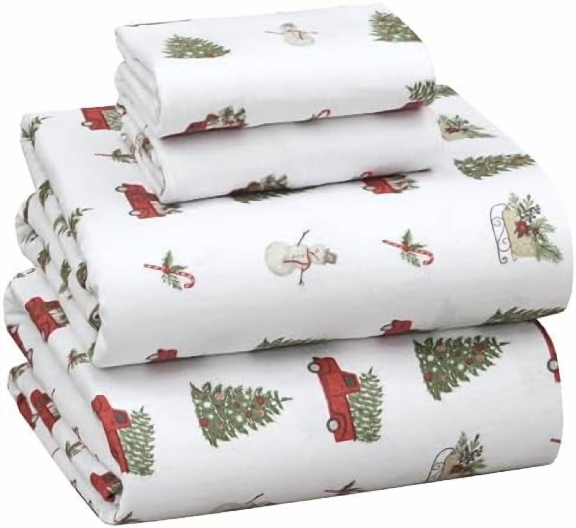 Flannel Sheets King Size - 100% Cotton Brushed King Bed Sheets Set ...