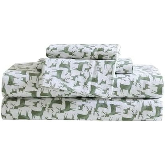 - Flannel Sheets King Size, Anti-Pilling & Wrinkle Resistant Cotton ...