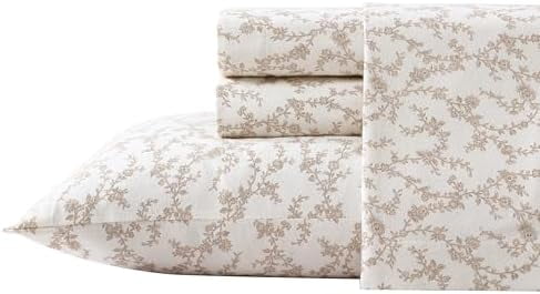 - Flannel Sheets King Size, Anti-Pilling & Wrinkle Resistant Cotton ...