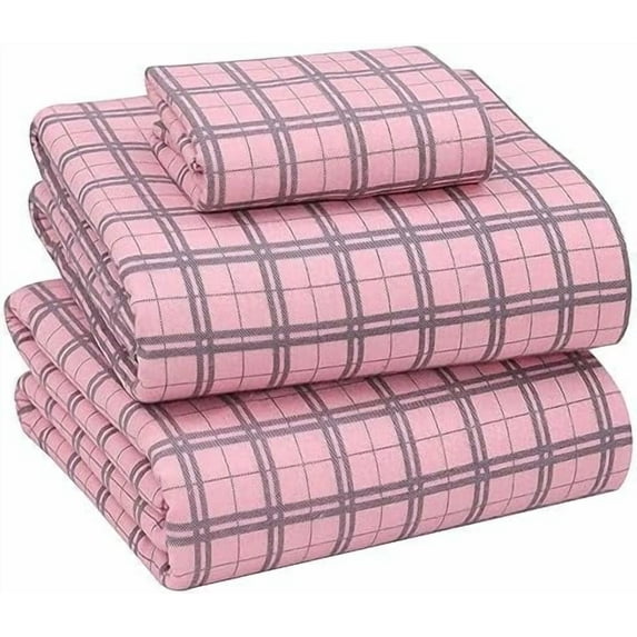 Flannel Sheets Twin XL Size - 100% Cotton Double Brushed Twin XL Sheet ...