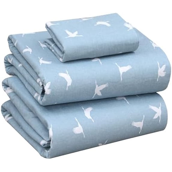 Flannel Sheets Twin XL Size - 100% Cotton Double Brushed Twin XL Sheet ...