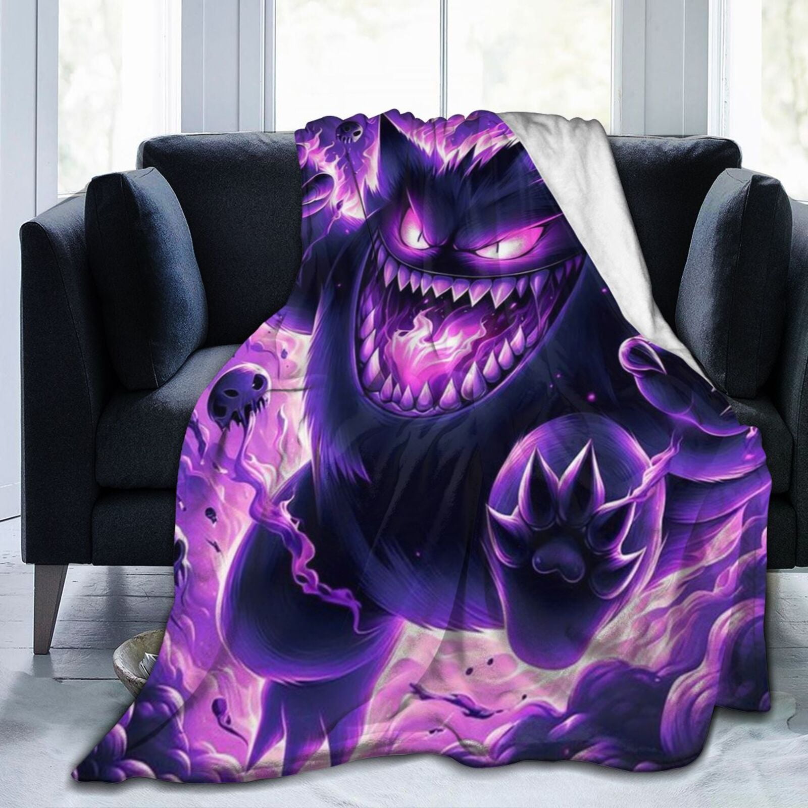 Customer reviews for Flannel Throw Gengar Pokemon Blanket 50"X40" For ...