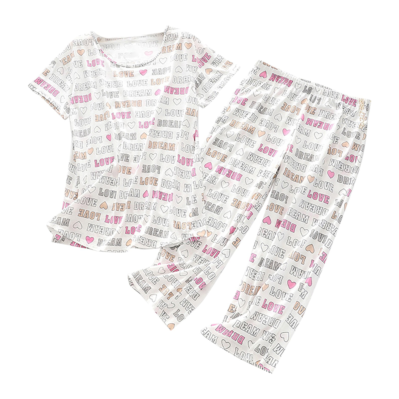 Flannel Women's Pajamas Women'S Cotton Pajama Set Cute 2 Piece Set ...