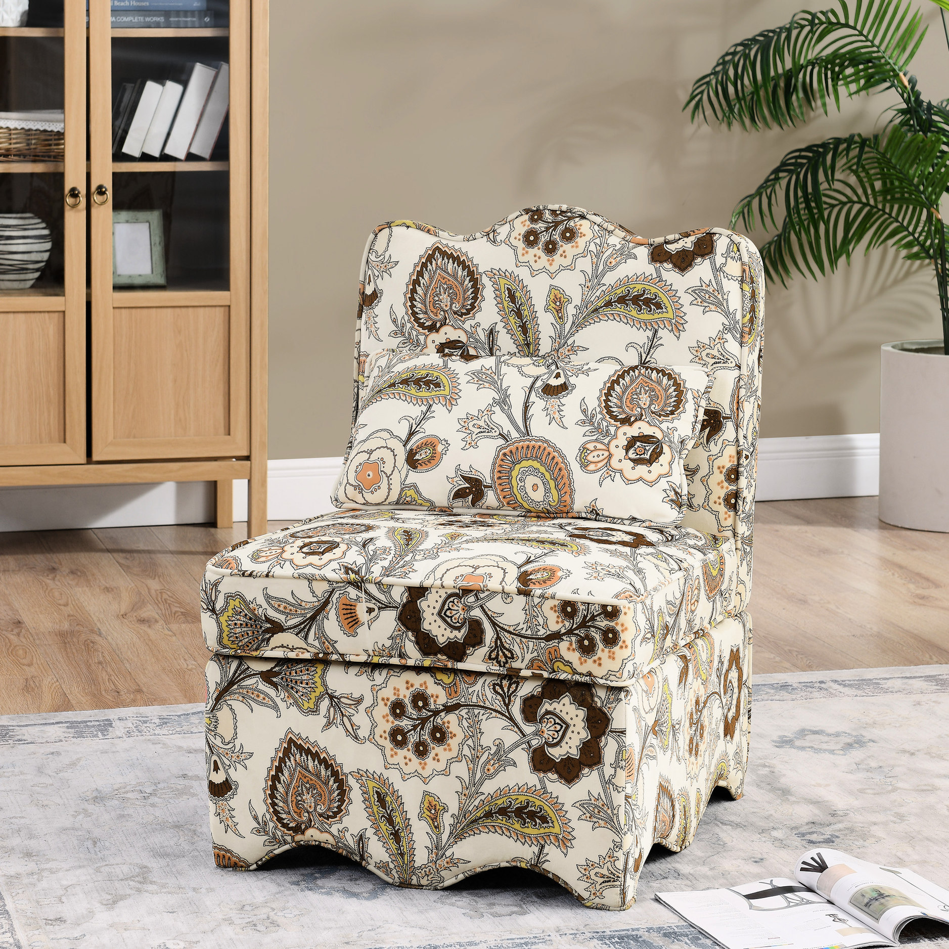 Flannel single armless design | Ideal for small dining spaces and ...