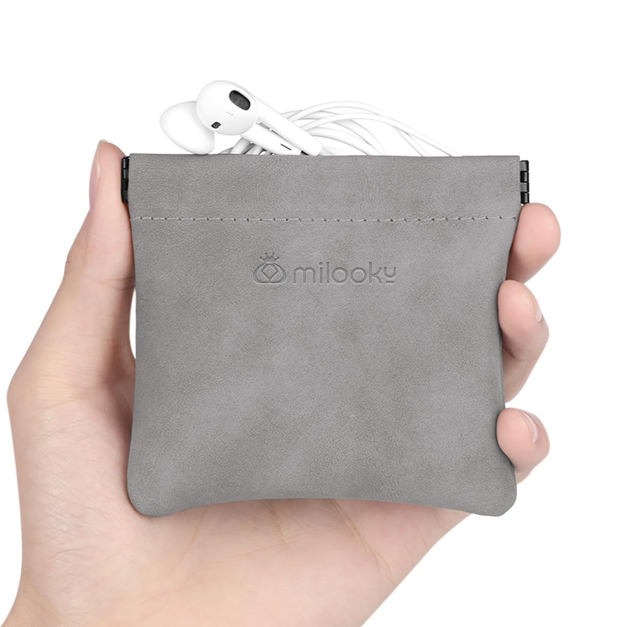 Flannelette Earphone Pouch Portable Storage Case for Headphones and ...