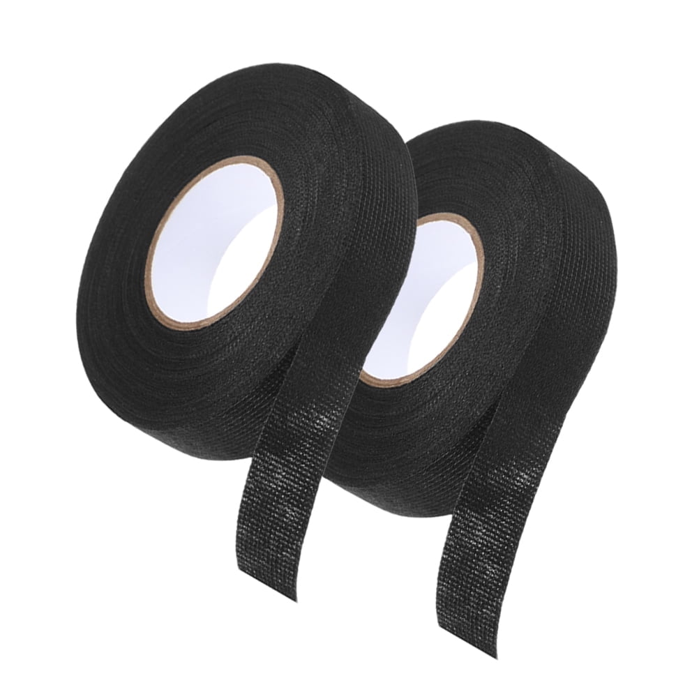 Flannelette Tape 2 Rolls for Automotive Wiring Harnesses Black Duct ...