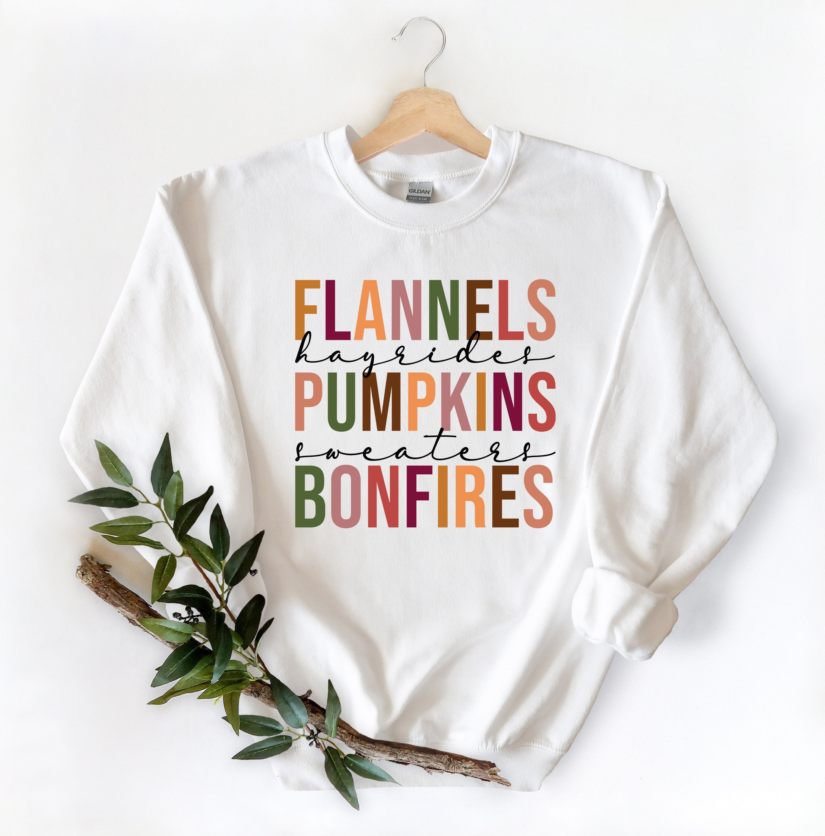 Flannels Hayrides Pumpkins T-Shirts,Bonfires Shirt,Thanksgiving Shirt ...