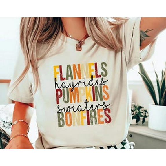 Flannels Pumpkins Bonfires, Vintage Thanksgiving Pumpkin, Retro Fall, Woman Fall Themed, Family ...