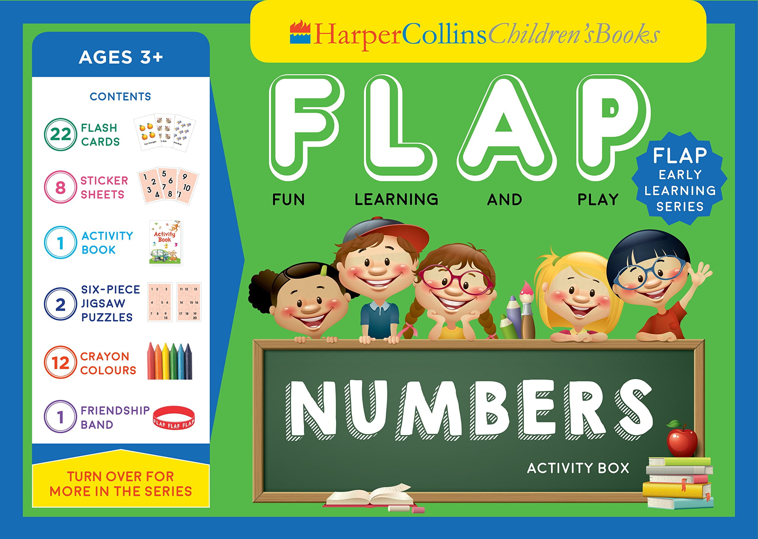 Flap Numbers Activity Box, Green - Walmart.com
