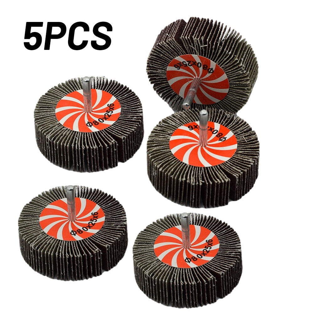 Flap Sandpaper Wheel Disc Grinding Sanding Abrasive for Drill 6mm Shank ...
