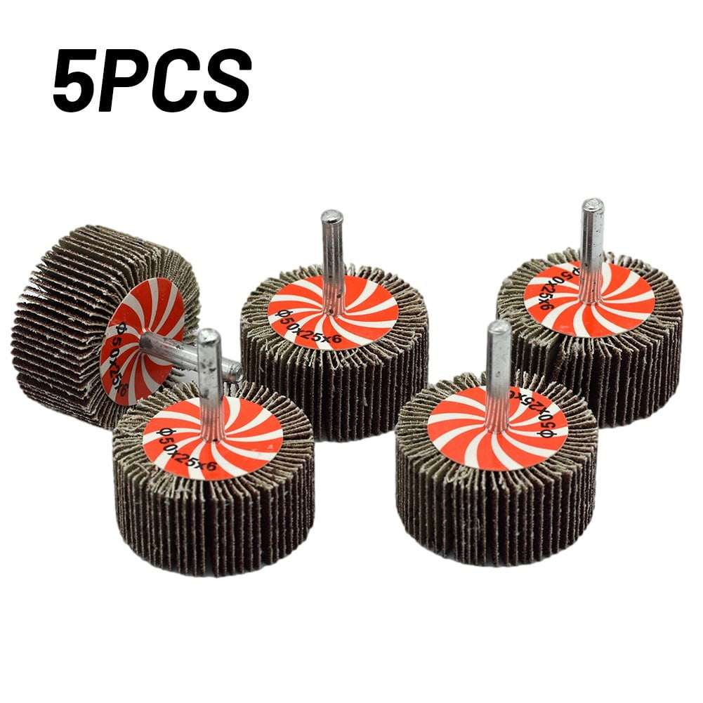 Flap Sandpaper Wheel Disc Grinding Sanding Abrasive for Drill 6mm Shank ...