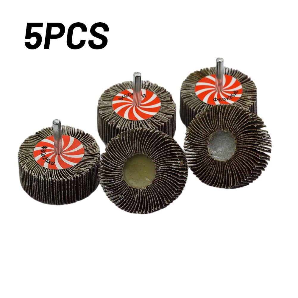 Flap Wheels Grinder Deburring for 6mm Shank Grinding Metal Rotary Tools ...
