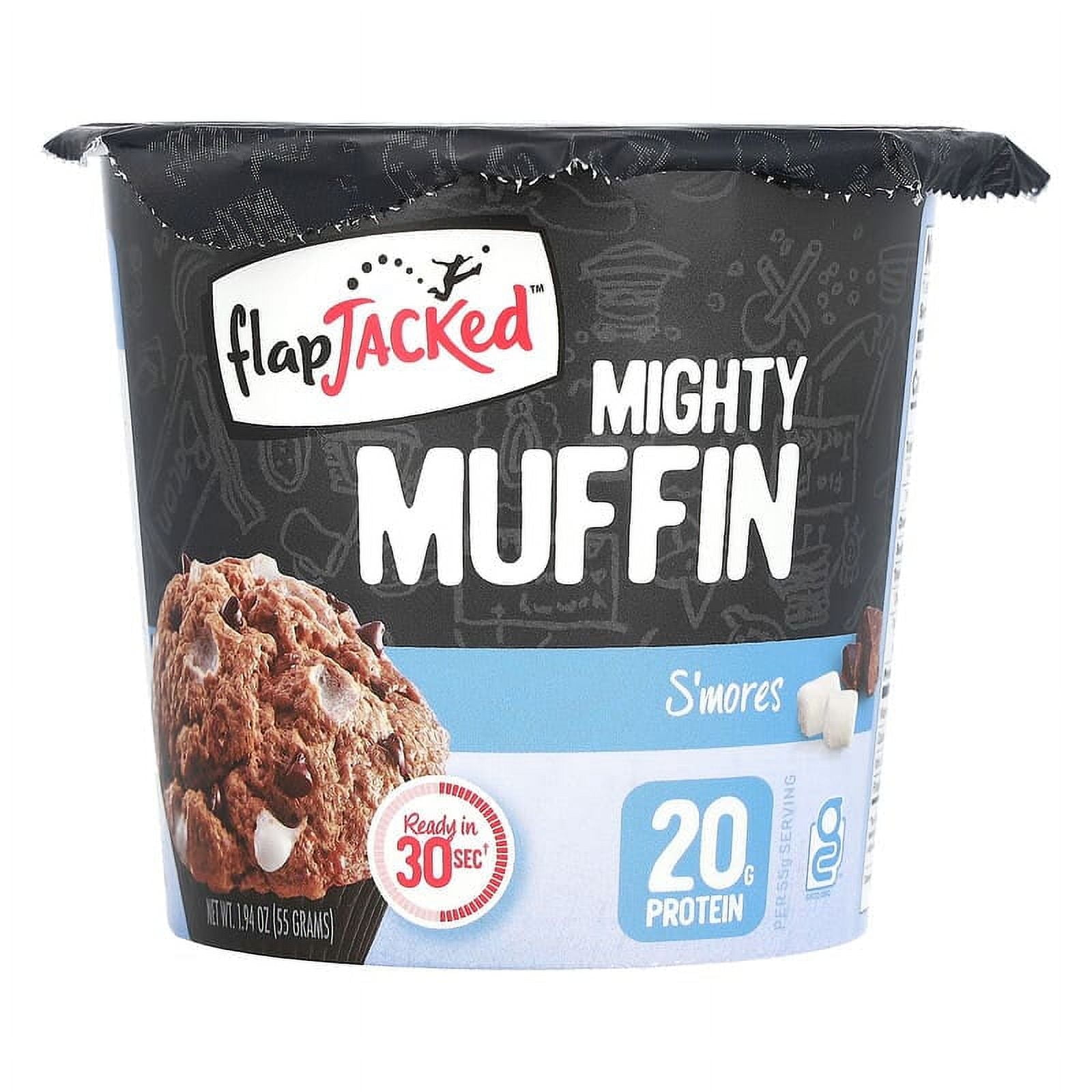 FlapJacked, Mighty Muffin, S'mores, 1.94 oz Pack of 4 - Walmart.com