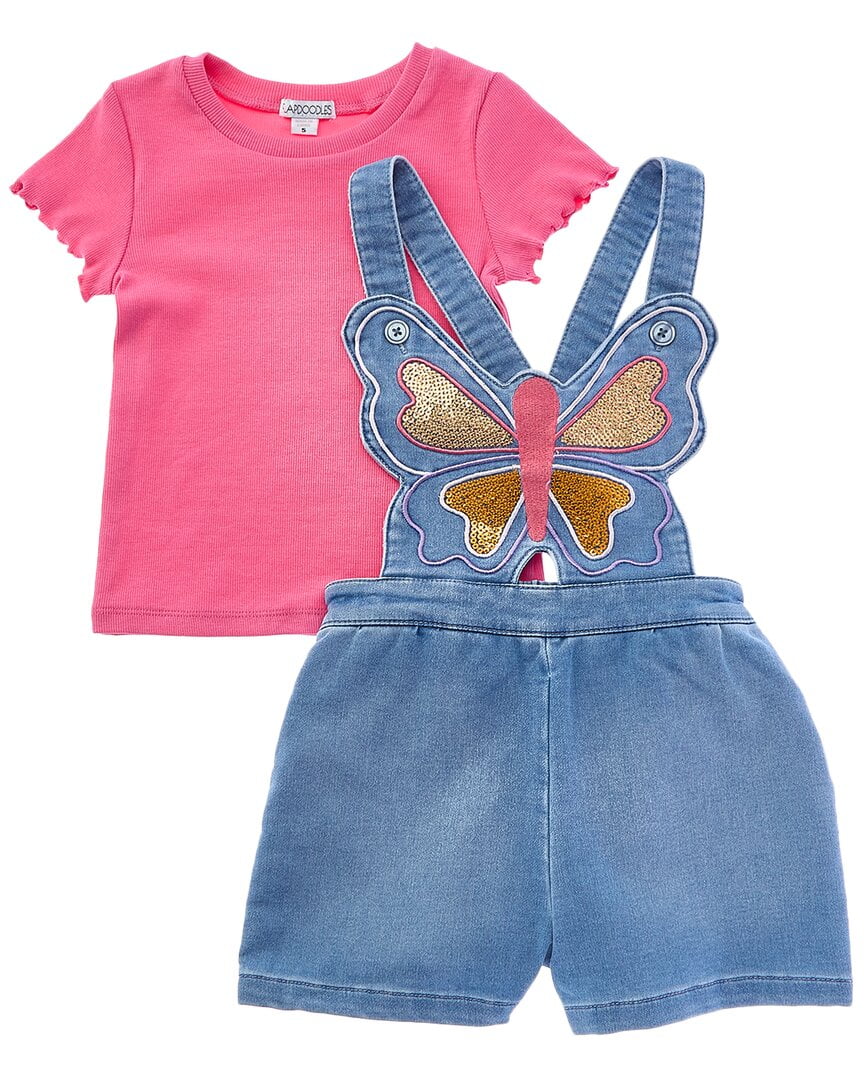 Flapdoodles girls Butterfly Shortall Set, 5 - Walmart.com