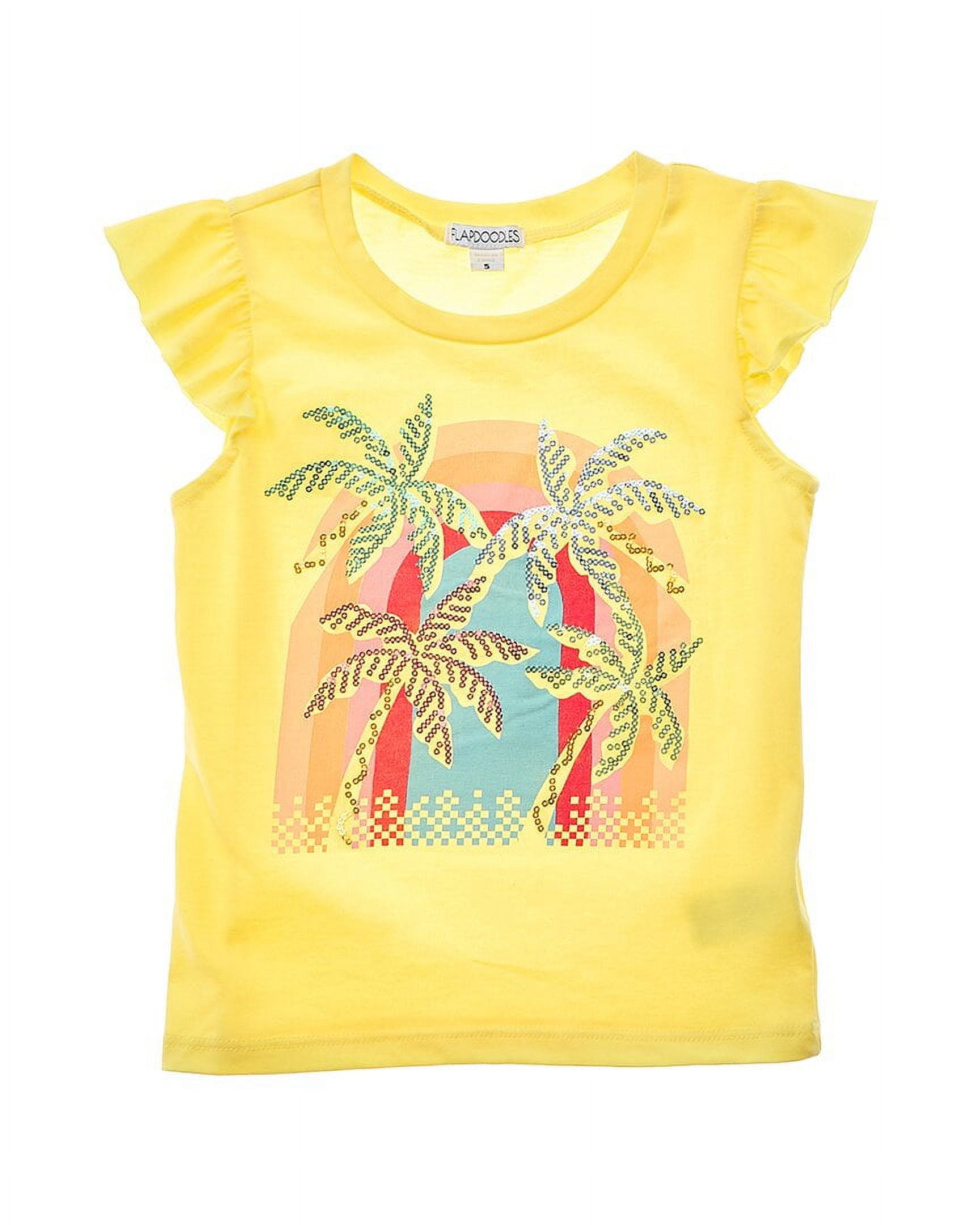 Flapdoodles girls Flutter Sleeve Tank, 6X - Walmart.com