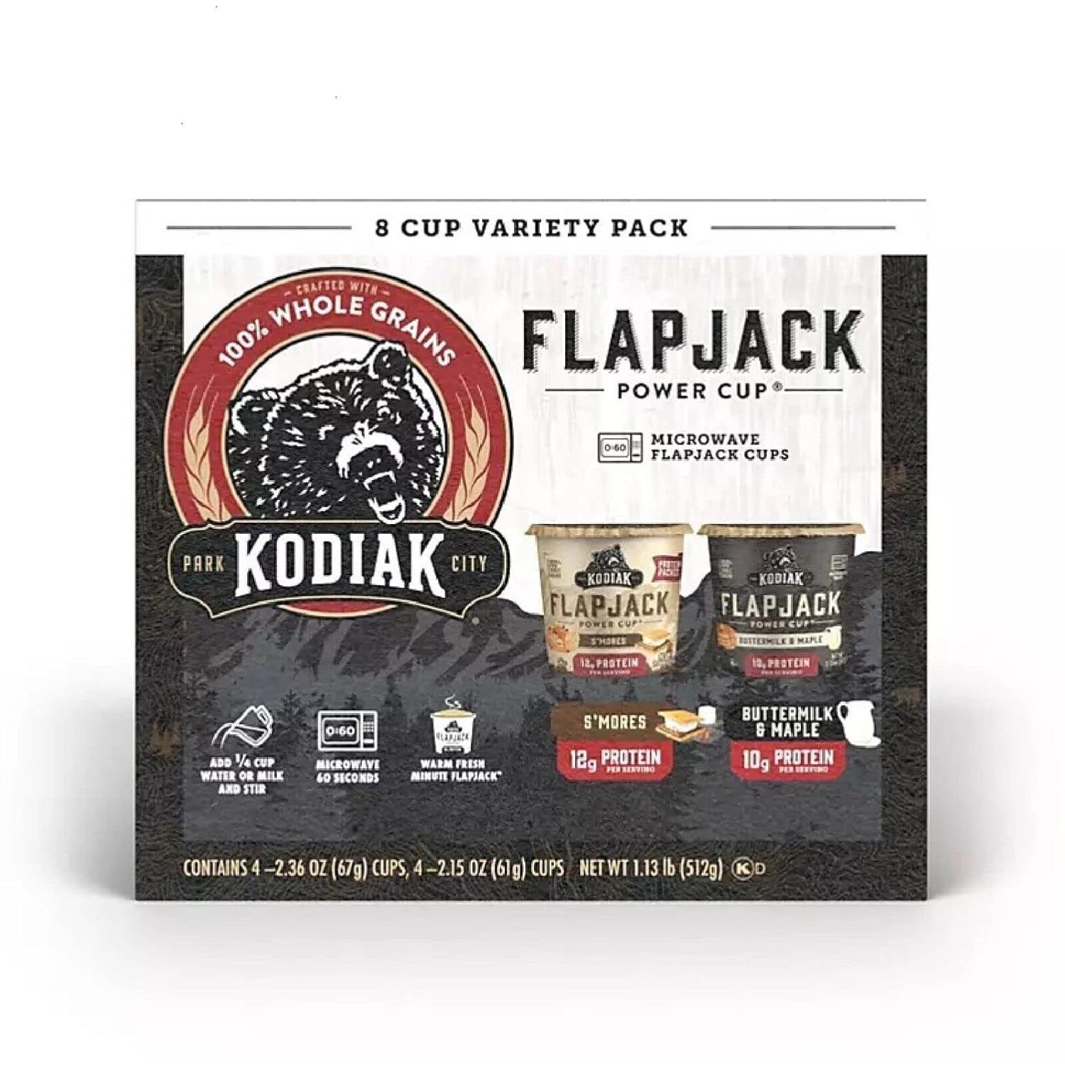 Flapjack Power Cups, Variety Pack (8 Pk.) - Walmart.com
