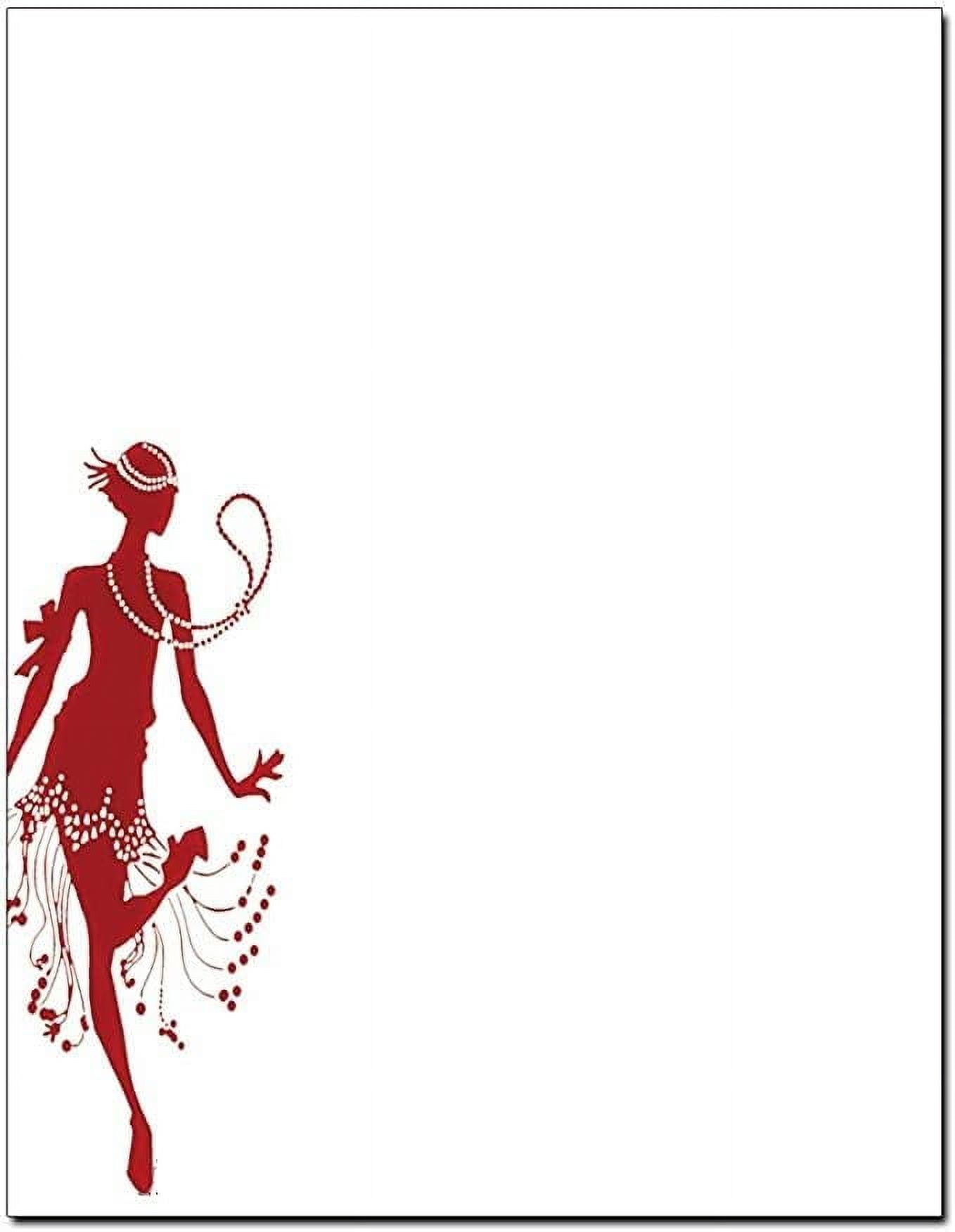 Flapper Dancer Letterhead Laser & Inkjet Printer Paper (100 Sheets ...