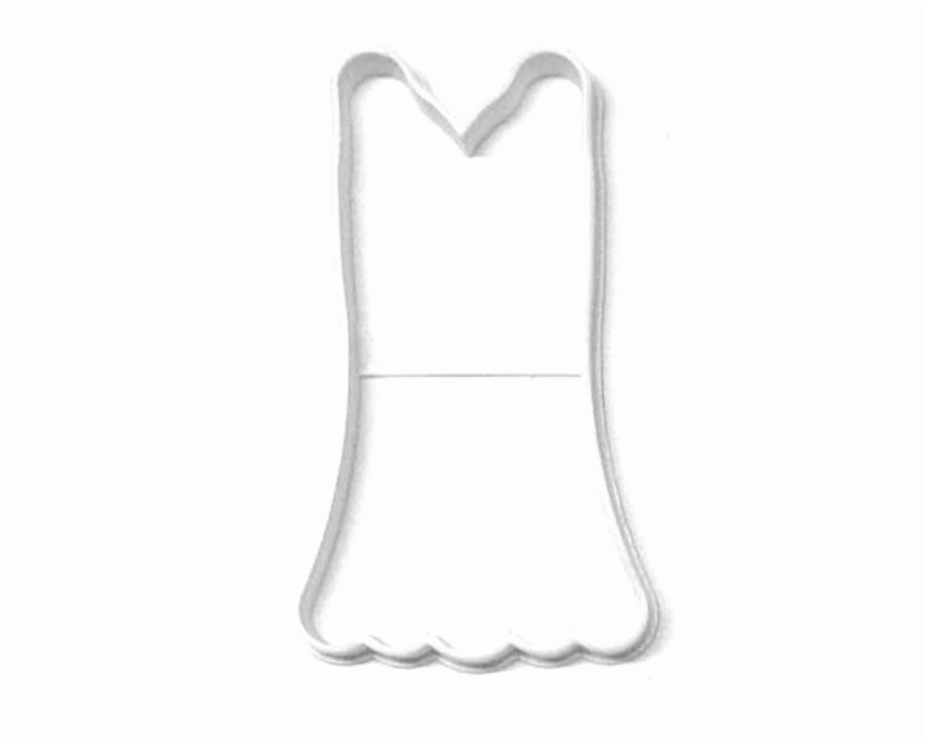Flapper Dress Outline Gatsby Style Vintage Clothing Cookie Cutter Usa ...