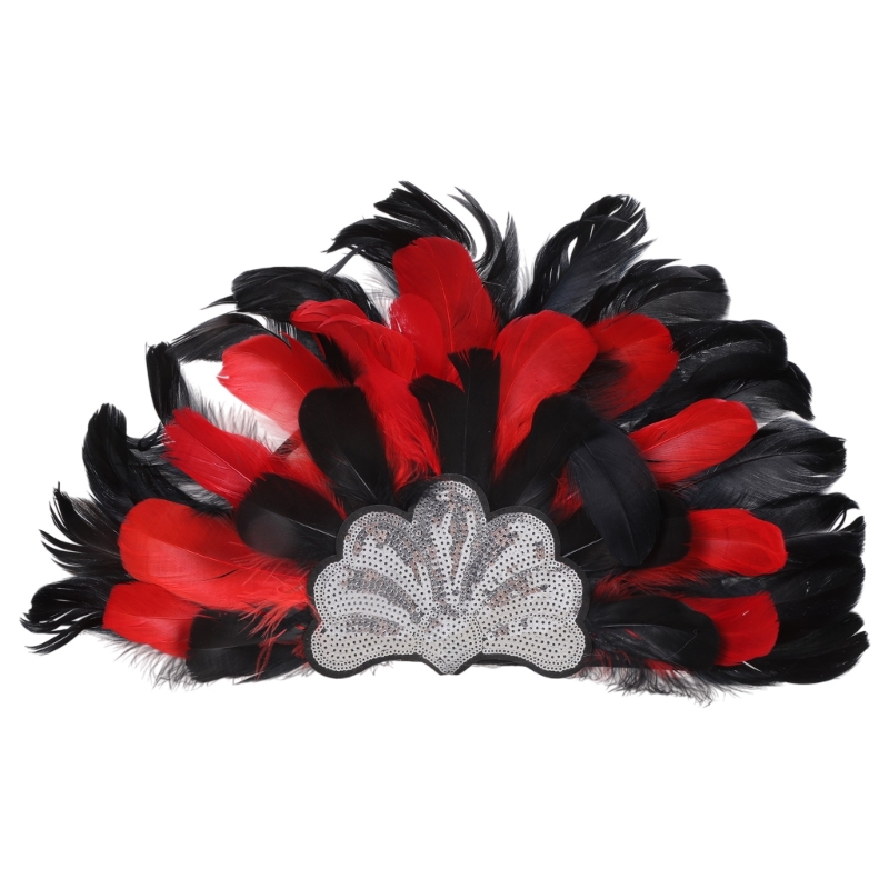 Flapper Headbands Mardi Gras Prom Dancer Headpiece for Party Carnivals ...