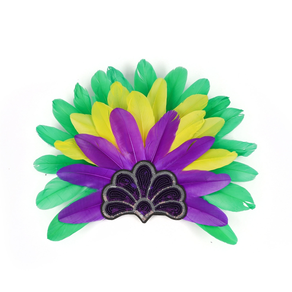 Flapper Headbands Mardi Gras Prom Dancer Headpiecefor Parties Carnivals ...