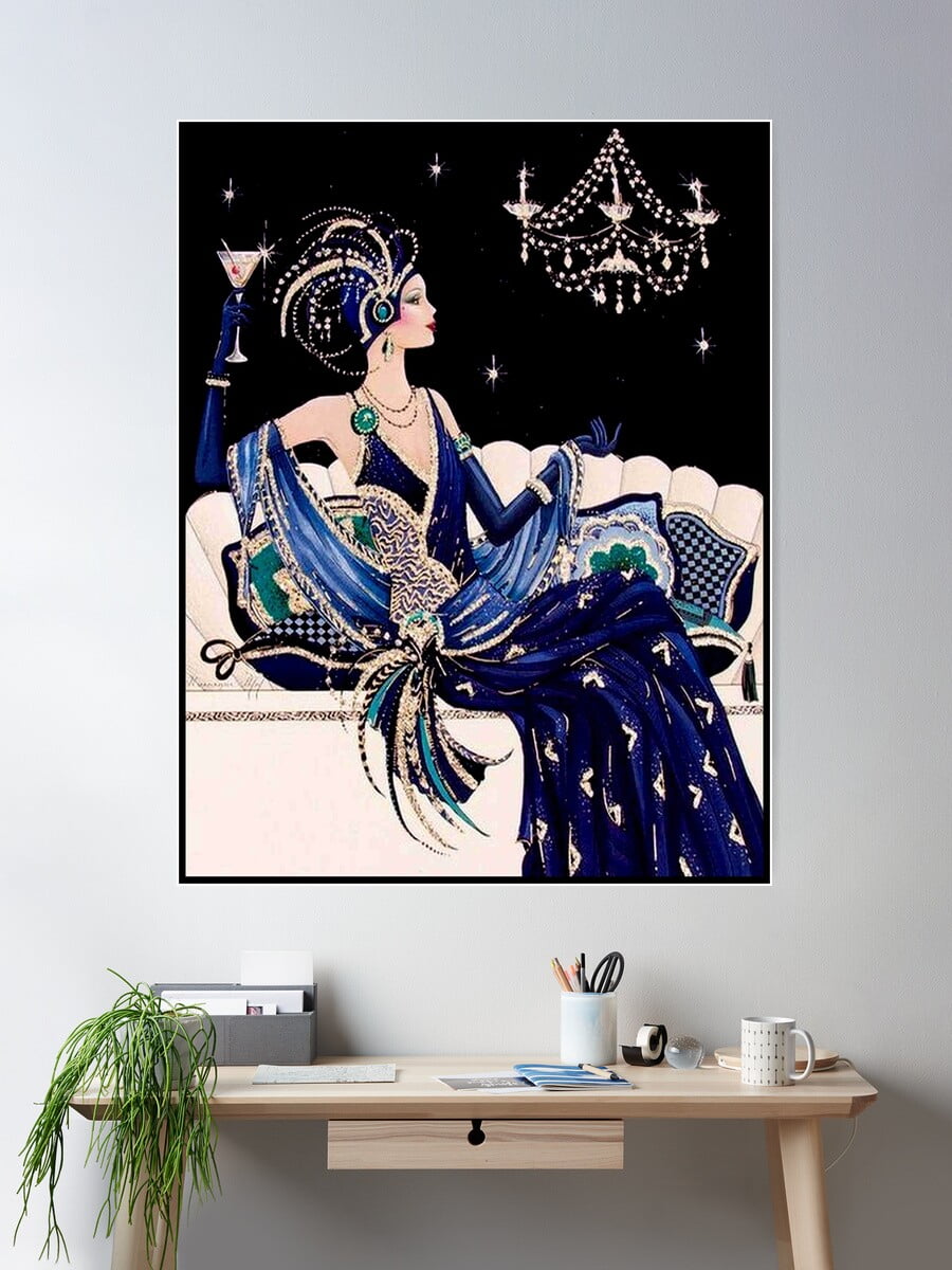 Flapper : Vintage 1939 Fashion Magazine Advertising Print Poster Wall ...