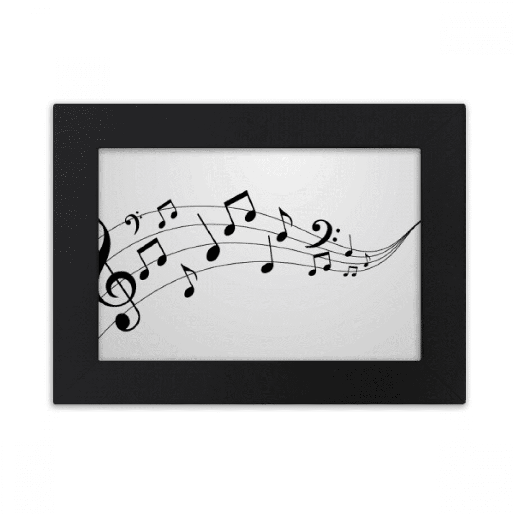 Flappg Music 5-le Staff Desktop Photo Frame Ornaments Picture Art ...