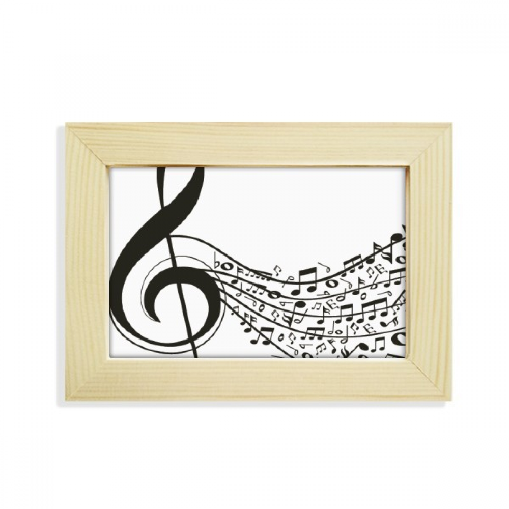 Flappg Music Notes Treble Clef Desktop Decorate Photo Frame Picture Art ...