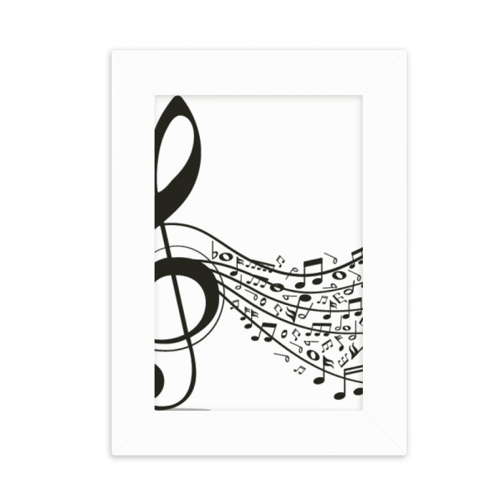 Flappg Music Notes Treble Clef Desktop Photo Frame Picture Display ...