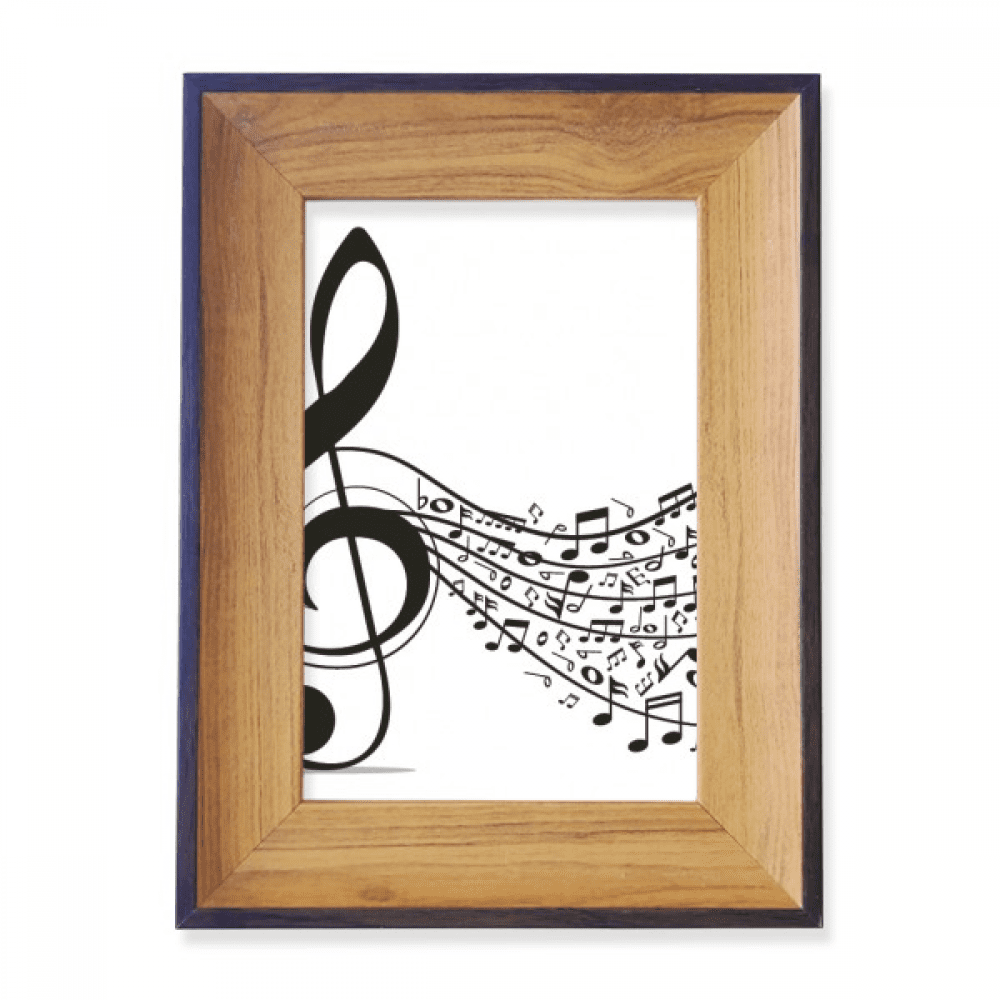 Flappg Music Notes Treble Clef Photo Frame Exhibition Display Art ...
