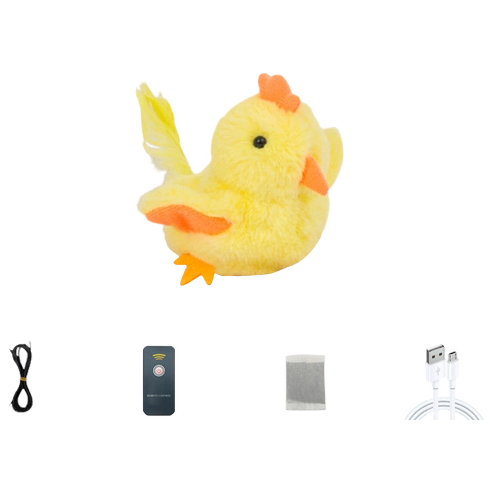 Flapping Bird Cat Rechargeable Interactive Chirping Bird Cat 3 Modes ...