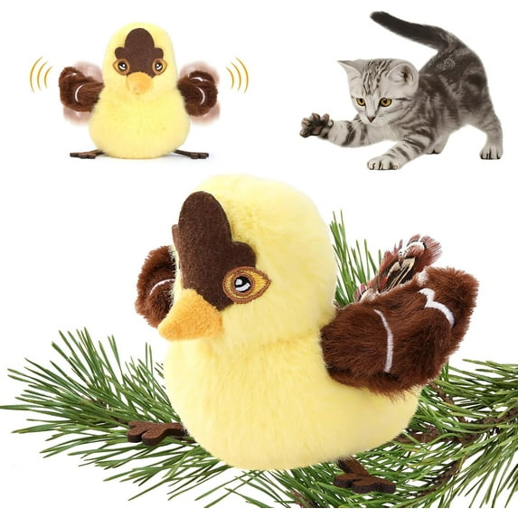 Flapping Bird (No Flying), Touch-Activated Interactive with Lifelike ...