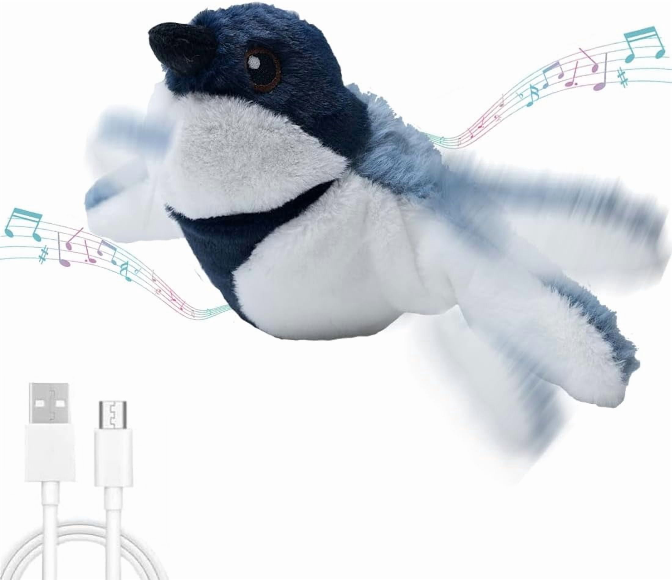 Flapping Chirping Bird (Non-Flying), ,Touch Activated Plush ,Simulates ...