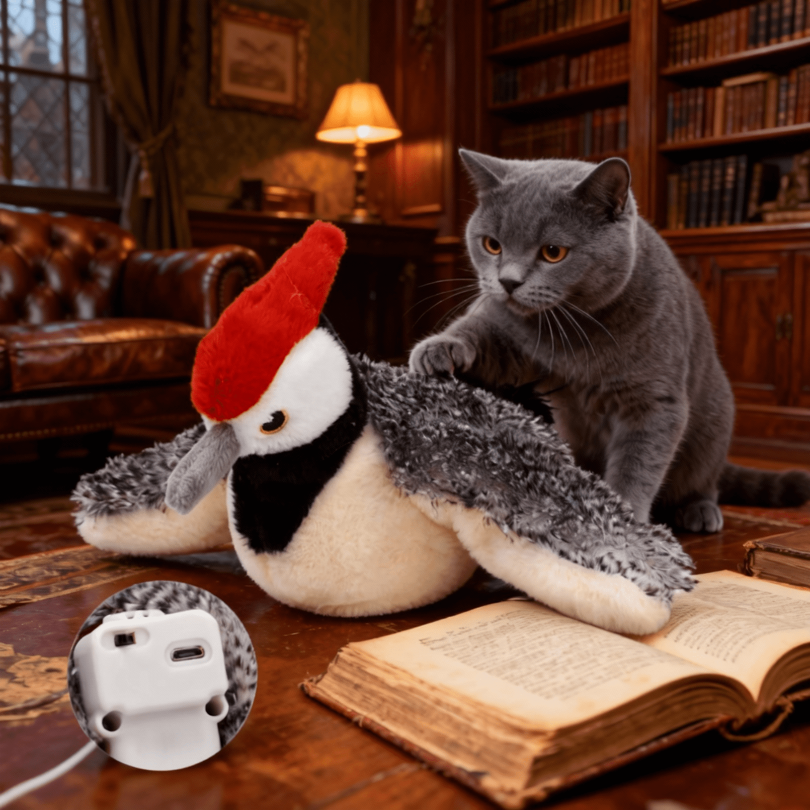 Flappy Bird Cat Toy, Toys Simulated Sounds, Realistic Flapping Chirping ...