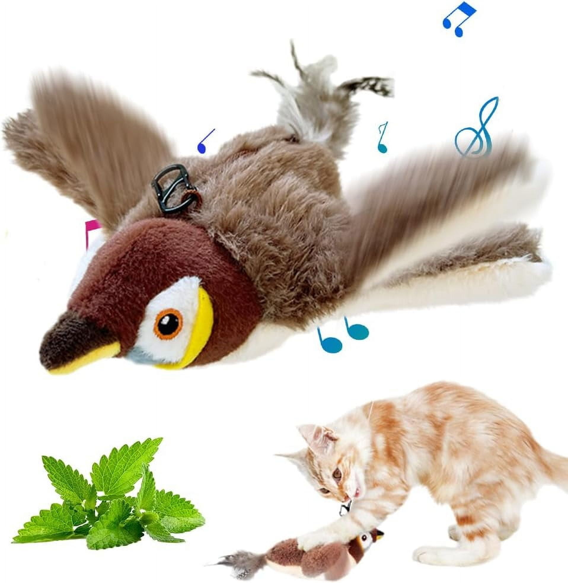 Flappy Chase Cat Toy, 2025 New Flappy Bird Cat Toy Interactive Flying ...