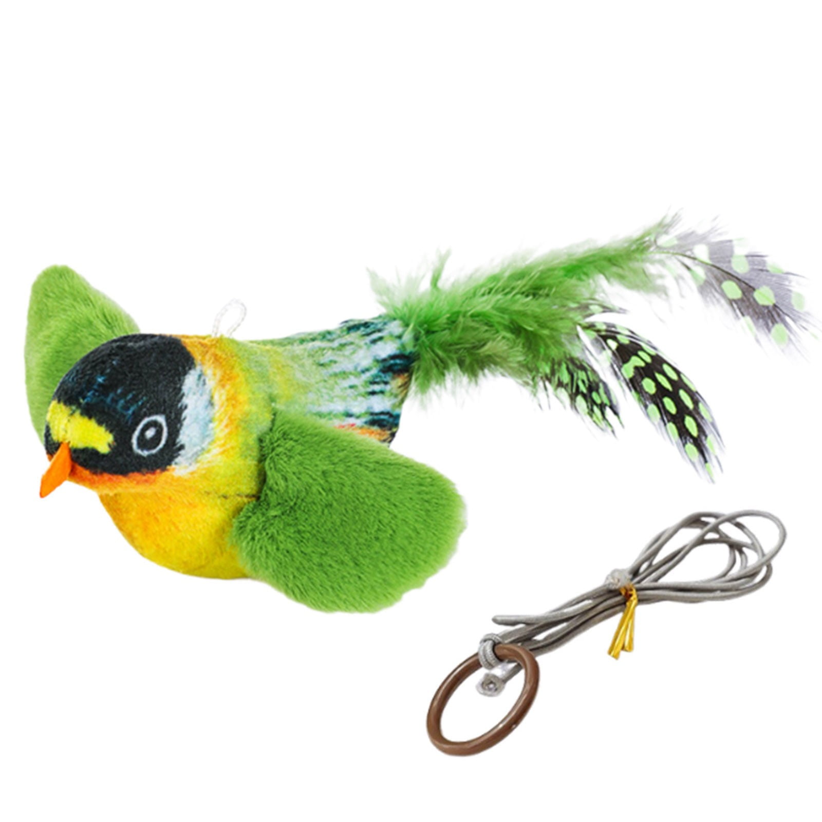 Flappy Chase Cat Toy with Chirping & Bird, Electric Sparrow with ...