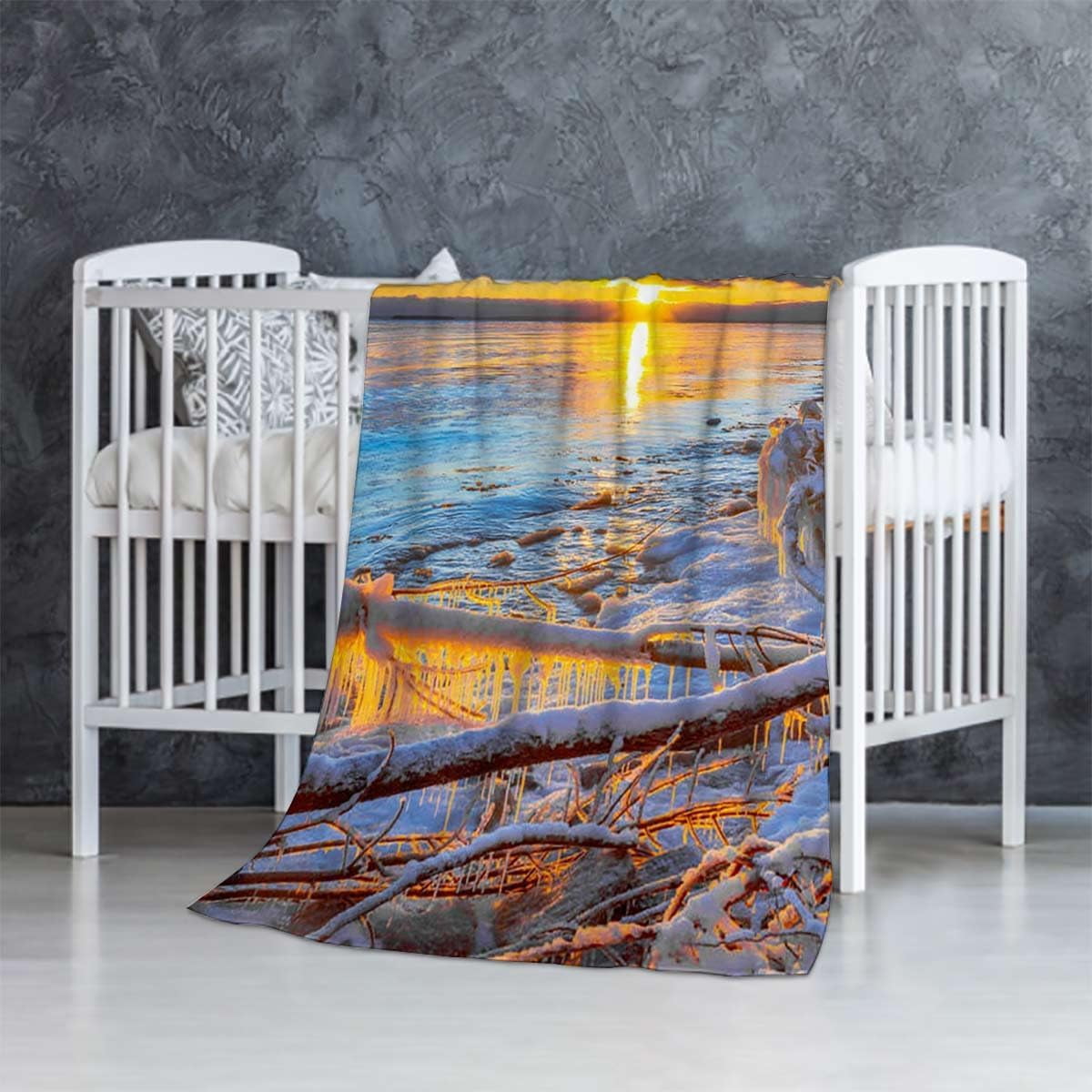 Flappy Hummingbirds Soft Fuzzy Plush Blanket, Luxury Flannel Lap ...