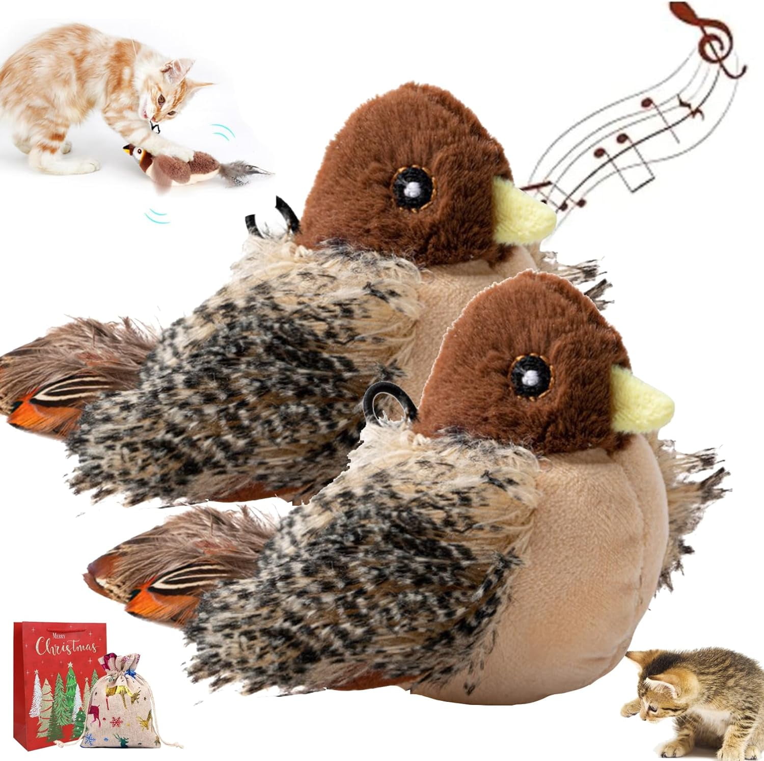 Flappychase - Flappy Chase Cat Toy, Flapping Bird Cat Toy, Touch ...