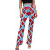 Flare Leggings for Women - Cartoon Crabs Leggings Womens Pants High ...