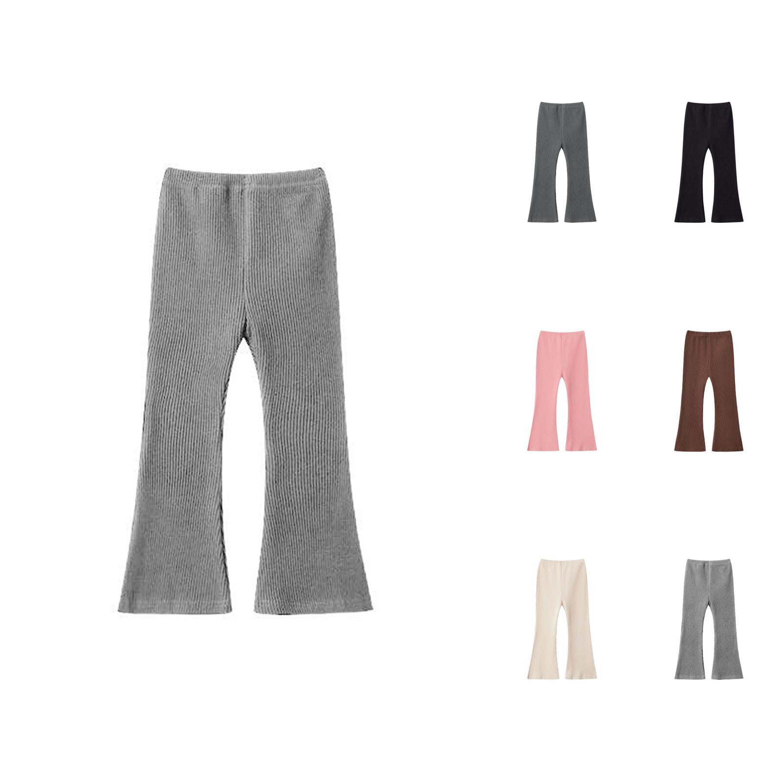 Flare Leggings for Girls Pants - Micro Flare Outer Layer Leggings for ...