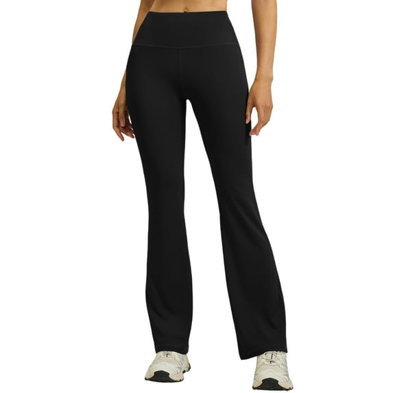 Flare Leggings for Women High-Waisted Tummy Control Yoga Pants Gym ...
